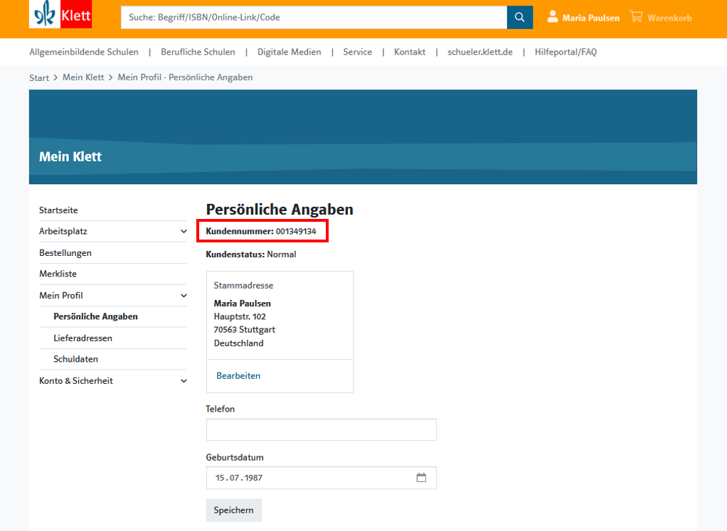 Wo finde ich meine Kundennummer? – Helpcenter Wo finde ich meine Kundennummer? – Helpcenter